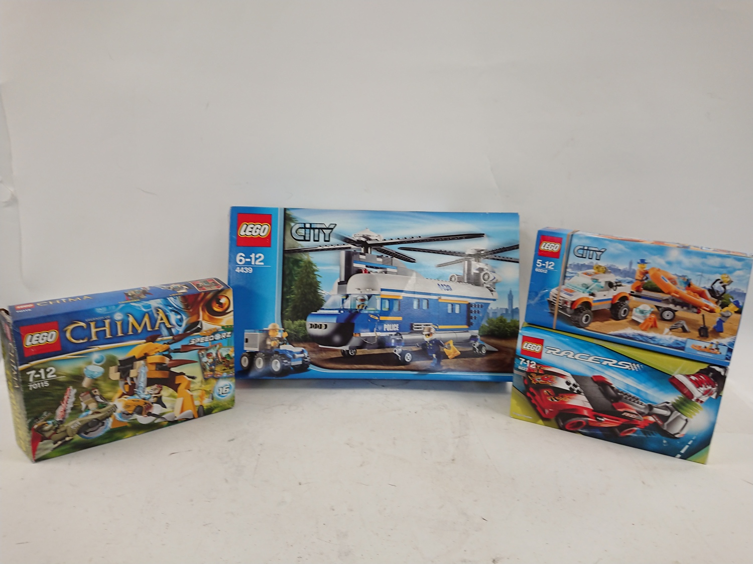 LEGO City Chima Racers Bundle Sets 4439 60012 70100 8303 Collectible ...
